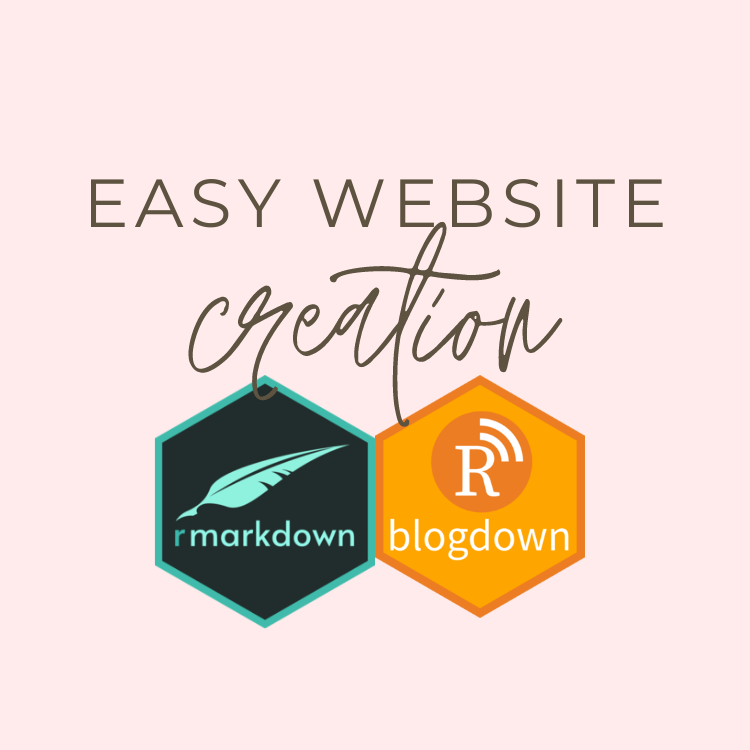 How to create a website using blogdown | Personal website of Irene Vrbik
